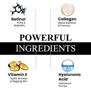 Advanced Anti Aging Retinol Cream Twin Set for Women & Men - With Retinol, Hyaluronic Acid & Vitamin E - Anti Aging Treatment Reduces Wrinkles & Fine Lines - Gentle Day and Night Serum, 1.7 Fl Oz