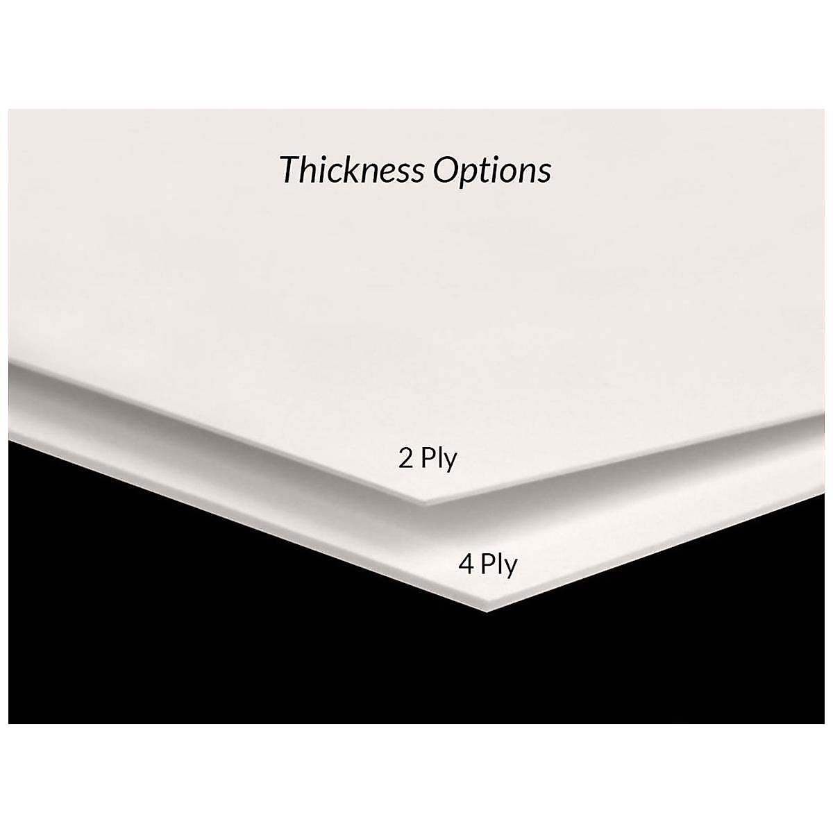 Archival Methods Conservation Mat Board, 14x18", 4 Ply, Pearl White, Package of 25