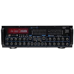 Technical Pro MM2000BT Powered Bluetooth Karaoke Mixer Amplifier Amp SD, USB