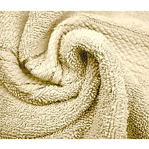 Avalon Towels Large Bath Towels, 30x60 Inches Bath Sheets Towels for Adults Beach Towels Oversized, 4 Pcs Extra Large Bath Towels, Light Weight & Absorbent Quick Dry Towel Oversized Beige Bath Towels