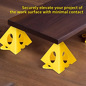 FDKJEJC Painters Pyramid Stands, 20pcs Paint Triangle Stands, Paint Stands for Painting, Mini Cone Paint Stands for Cabinet and Door Risers Support