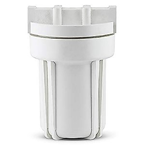 Hydronix HF3-5WHWH34 White Water Filter Housing 5" with White Rib Cap - 3/4" Ports