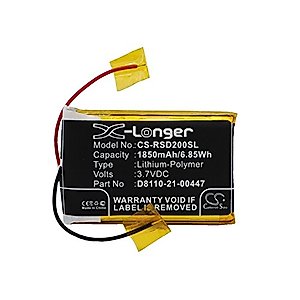 Enyuly 1850mAh Replacement Battery for Roberts Sports Dab2 D8110-21-00447 (3.7V)