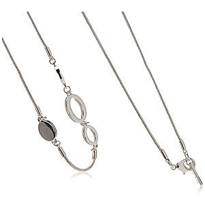 Nine West Silver womens male Tone Long Strand Necklace, 42"