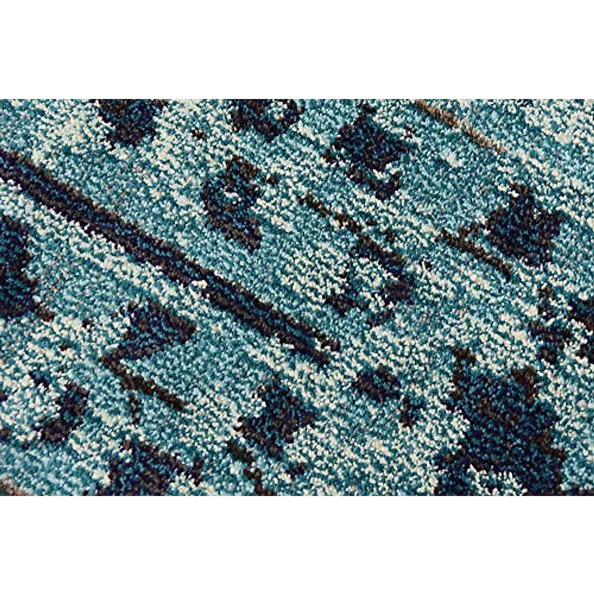Unique Loom Medici Collection Vintage Botanical Traditional Light Blue Square Rug (8' 0 x 8' 0)