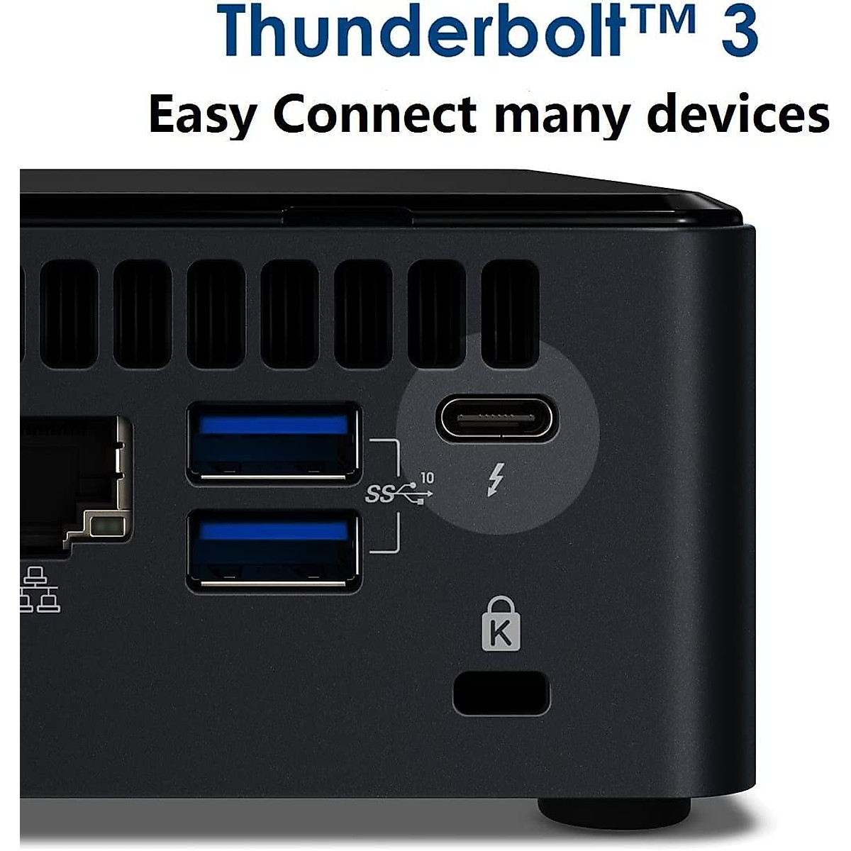 Intel NUC 10 Mini Performance Kit (32GB RAM, 1TB SSD, Core i7-10710U, UHD Graphics) Booksize Business Home Gaming PC Desktop, RJ45, Wi-Fi 6, 3-YR Warranty, IST Cable, Win 11 Pro, BXNUC10i7FNHN