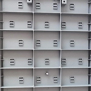 Eapmic 2 Pcs Laboratory Drying Rack Detachable 27 Pegs Wall Mount Glassware Drying Rack Built-in Molded Drain Pan, Lab Supply Pegboard for Tube Beaker Flask Dry