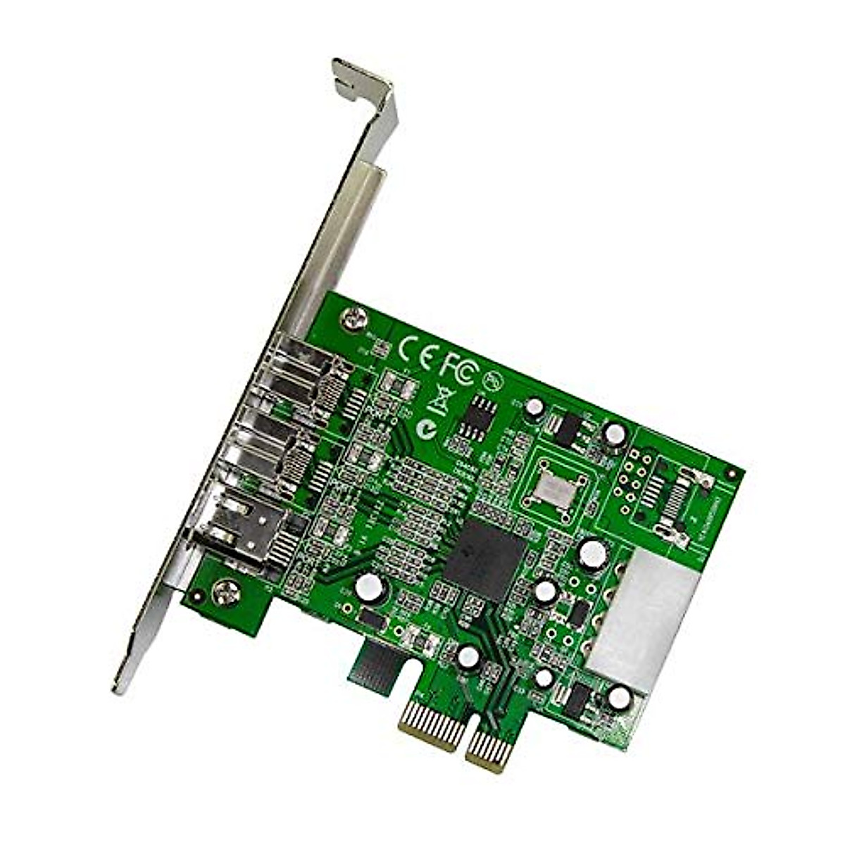StarTech.com 3 Port 2b 1a 1394 PCI Express FireWire Card Adapter - 1394 FW PCIe FireWire 800 / 400 Card , TAA (PEX1394B3)