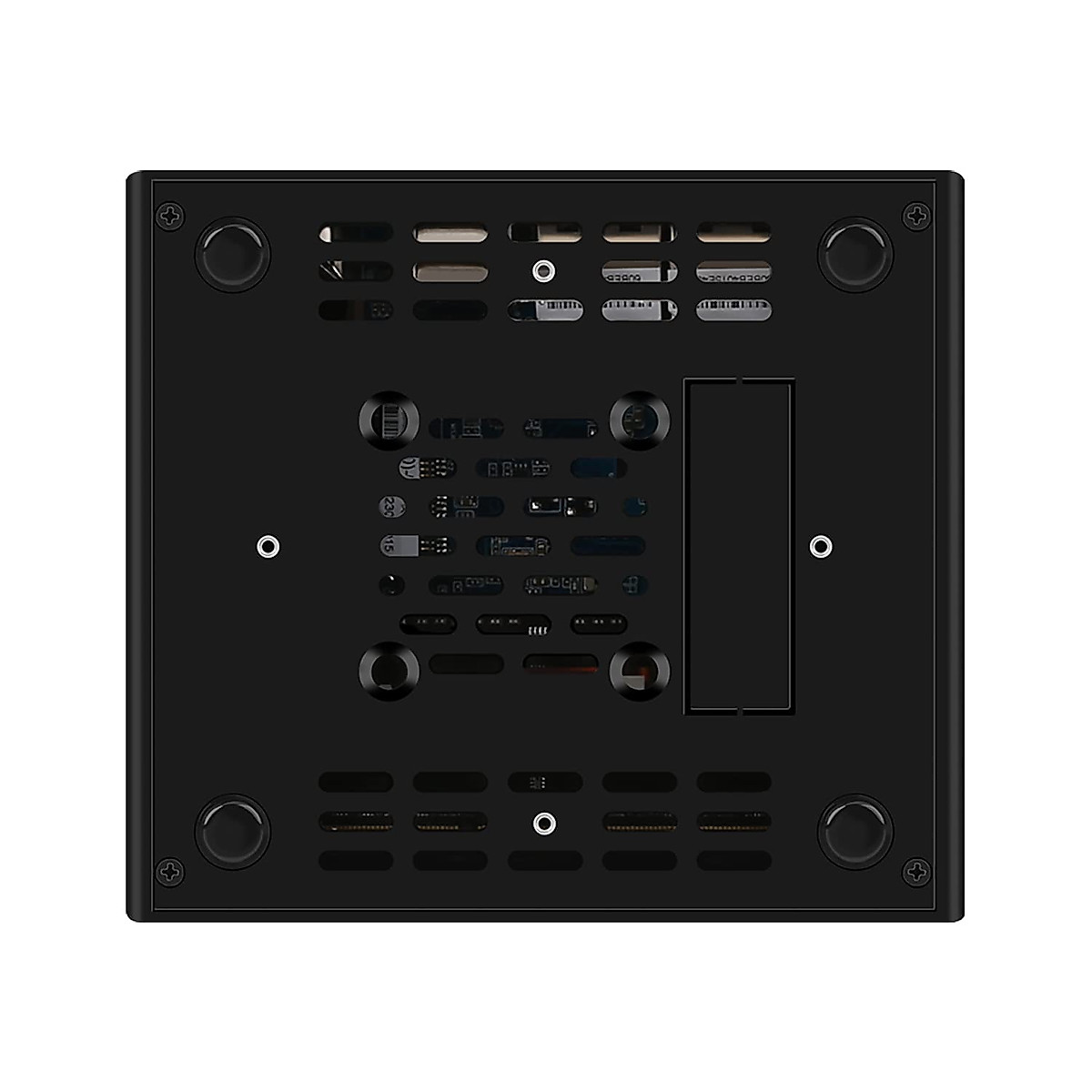 HUNSN Micro Firewall Appliance, Mini PC, OPNsense, VPN, Router PC, Intel Celeron N4000, RJ12, AES-NI, 2 x Intel 2.5GbE I226-V LAN, RST, HDMI, 2 x USB3.0, 4G RAM, 128G SSD