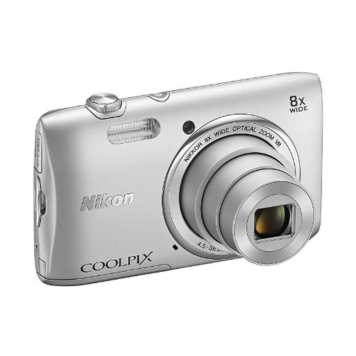 Nikon Coolpix S3600 ( 20.48 MP,8 x Optical Zoom,2.7 -inch LCD )