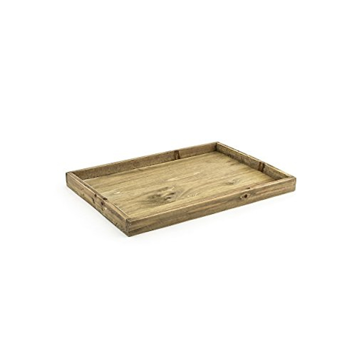 Front of the House RRT005NAW20 FOH, Rustic Wood Tray, 1.5" Height, 13" Width, 9" Length