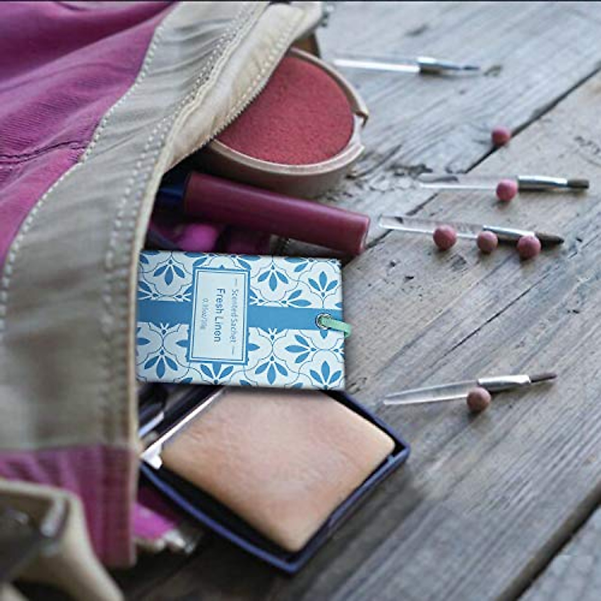 Sachets for Drawers and Closets 14 Packs, Fresh Linen Scented Sachet Bags Long-Lasting Sachets Bags Home Fragrance Perfume Sachets, Gifts for Mom Her, Wardrobe, Car