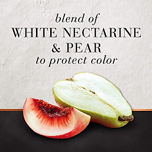 Hair Food White Nectarine & Pear Color Protect Shampoo, 10.1 fl oz, For Color Treated Hair, 2.707 Fl oz, 10.1 Fl Oz (Pack of 1)