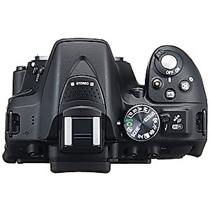 Nikon D5300 24.2 MP CMOS Digital SLR Camera with Built-in Wi-Fi and GPS Body Only (Black) - International Version (No Warranty)