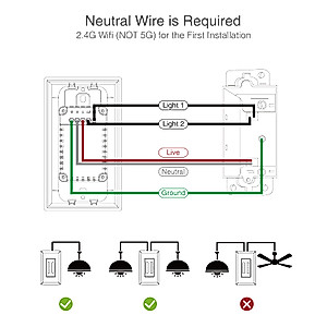Beantech SW7 Dimmer Switch, White