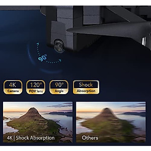 Ruko F11 Drones with Camera for Adults 4K, 60Mins Flight Time, FPV Drone with GPS, Quadcopter with Brushless Motor, Follow Me, Auto Return Home, Long Control Range Drone for Beginners