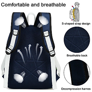 LOIDOU Kids Backpack Boys Kindergarten Preschool Backpacks Toddler School Bag Bookbag 16 Inch Dinosaur Backpacks for Kids 5+