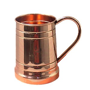 STREET CRAFT 100% Authentic Copper Moscow Mule Mug Copper Moscow Mule Mugs Cups Capacity 20 Ounce Tanker Shape