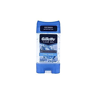 Gillette Anti-Perspirant Deodorant Clear Gel, Cool Wave 3.8 oz