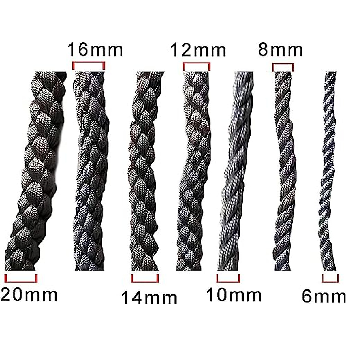 EkiDaz HXRW Rope Net Climbing Net for Kids Climbing Cargo Net Indoor Outdoor Safe Nets for Obstacle Course Playground Treehouse Playground Sets for Backyards (Size : 3 * 4m(9.9 * 12.12ft))