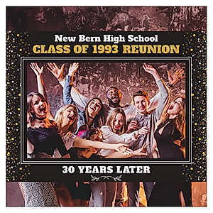 Custom Graduation Reunion Photo Booth Frame – High School Class Reunion Party Selfie Station - Personalized College Photo Booth Frame For Class Reunion