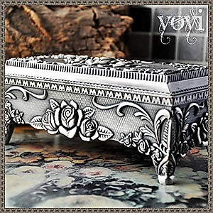 ZAMTAC Restore Ways European Korea Princess Jewelry Box Long About Cabinet Metal Tuba Jewellery Box Makeup Box Jewelry Accept Box