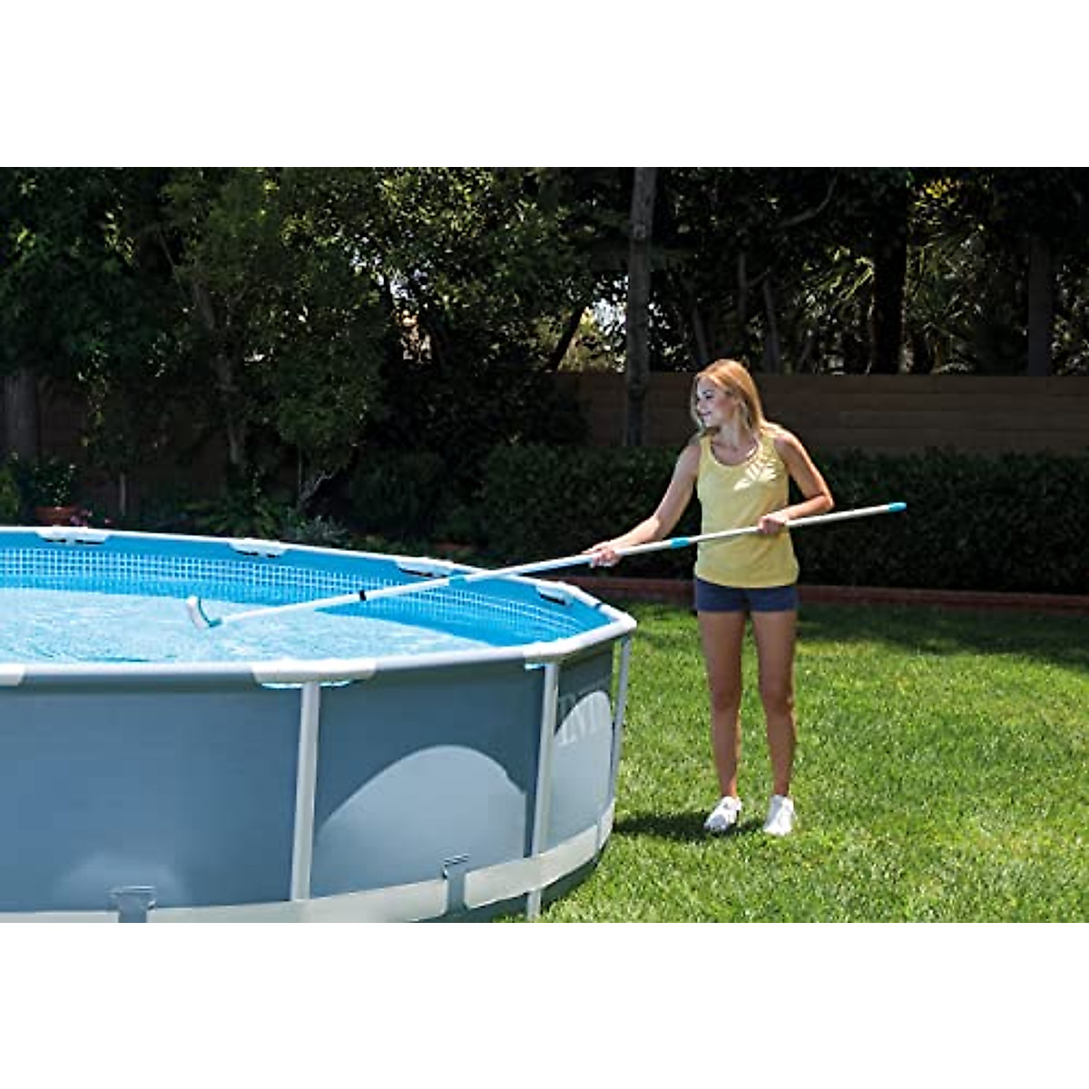 Intex Curved Wall Brush for Pools, Blue