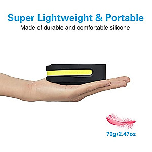 COSOOS 2 Rechargeable Headlamps, Bright LED Headlamp Flashlight, 1000 Lumen 230° Wide Beam & Spotlight, Sensor Mode, 2.4oz Lightweight Head Lamp with Clips for Hardhat, Camping, Running, Hiking