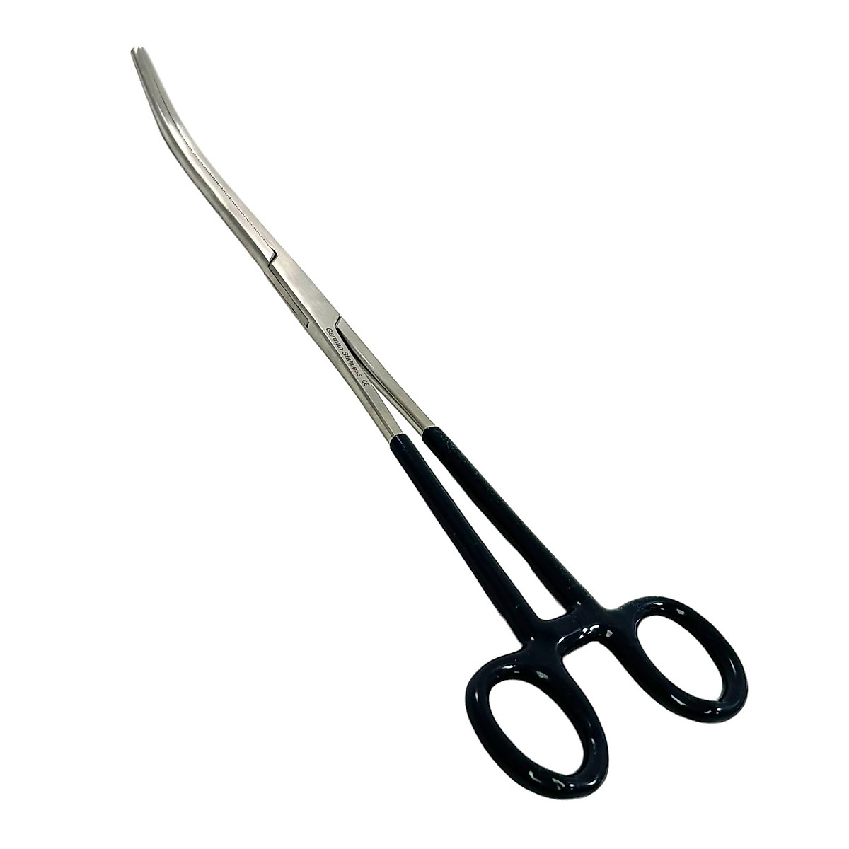 German Stainless Curved Forceps, Hemostat Forceps clamp 10" (Cynamed Brand)