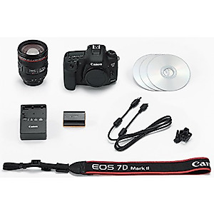 Canon DSLR camera EOS 7D Mark II EF24-70L IS USM lens kit EF24-70mm with F4LIS USM EOS7DMK2-2470ISLK [International Version, No Warranty]