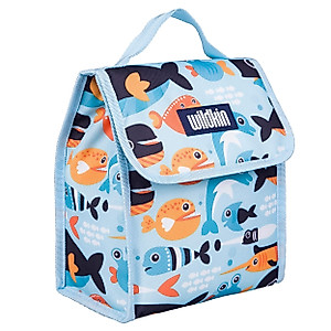 Wildkin 15 Inch Kids Backpack Bundle with Lunch Bag (Big Fish)