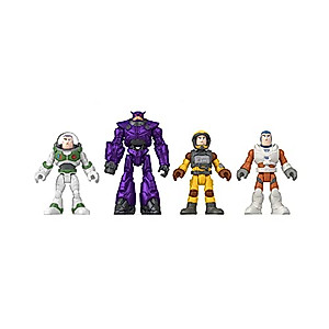 Fisher-Price Disney and Pixar Lightyear Toys, Imaginext Buzz Lightyear Mission Multipack Figure Set for Preschool Pretend Play Ages 3-8 Years