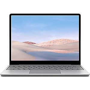 Microsoft 12.4 Multi-Touch Surface Laptop Go, Intel Core i5-1035G1, 8GB RAM, 128GB SSD, Integrated Intel UHD Graphics, Windows 10 Home in S Mode, 1ZZ-00001, Platinum (Renewed)