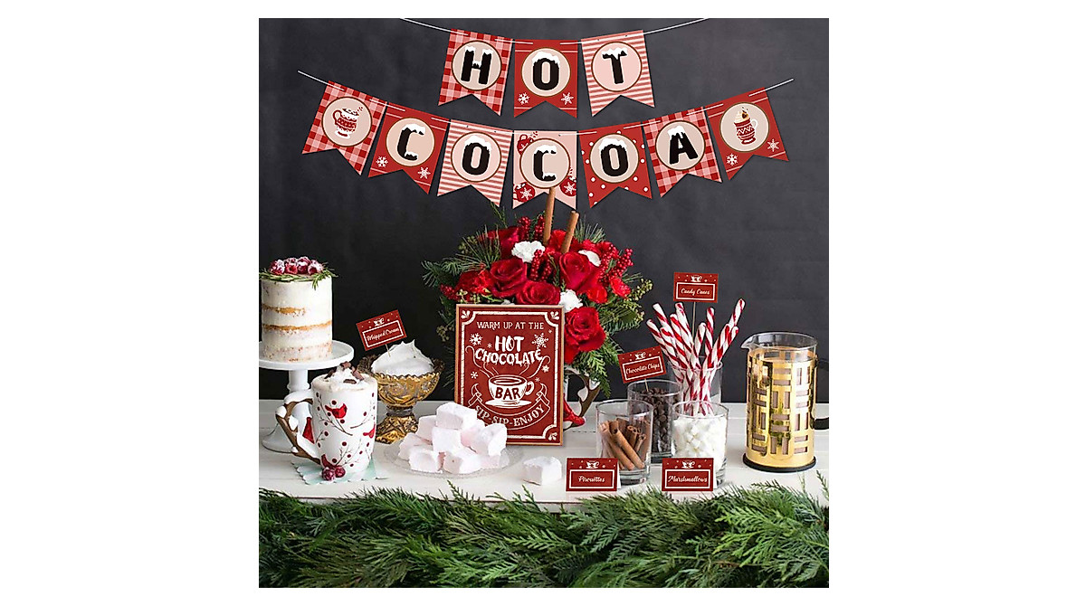 Hot Cocoa Bar Kit for Holiday Gatherings - Bessmoso