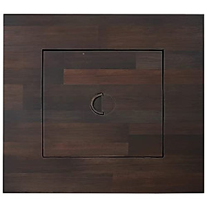 Endless Summer, The Spencer, Square 30" Outdoor Propane Fire Pit, Includes Black Fire Glass, Table Insert, & Protective Cover