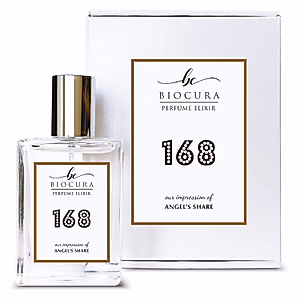 BIOCURA BC Perfume 168 Inspired by Angel's Share For Women & Men Replica Fragrance Dupes Eau de Parfum Spray Bottle 1.7 Fl Oz/50ml-X1