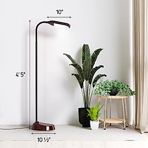 Natural Daylight Floor Lamp - Craft Light Floor Standing for Reading, Crafting, Sewing - 27W Full Spectrum White Bright Sunlight - Adjustable Gooseneck - Task Lamps for Living Room, Bedroom, Office