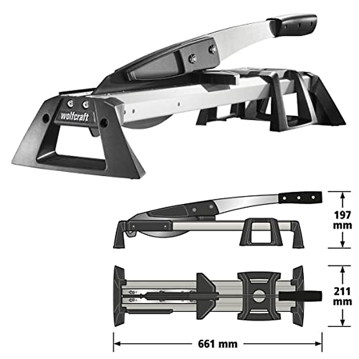 wolfcraft VLC 800 - vinyl and laminate cutter 6939000
