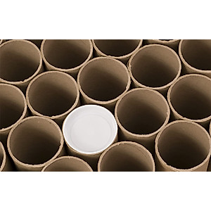 MagicWater Supply Mailing Tube - 2 in x 6 in - Kraft - 12 Pack - for Shipping and Storage of Posters, Arts, Crafts, and Documents