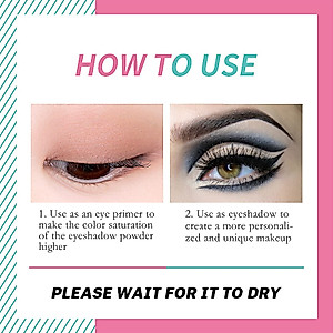 LOKFAR 2 Pack Matte Eyeshadow Primer for Oily Lids Medium Eyeshadow No Crease Eye Primer Makeup Eyeshadow Base Waterproof & Smudge-proof & Long Lasting Cream Liquid Eye-shadow for All Shadows (Set B)