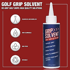 LZFAN Golf Regripping Kit with 15 Tapes, Vise Clamp and Hook Blade Included, Perfect for Golf Drivers, Wedges, Irons, Putters Shaft Repair (Upgrade Kit)