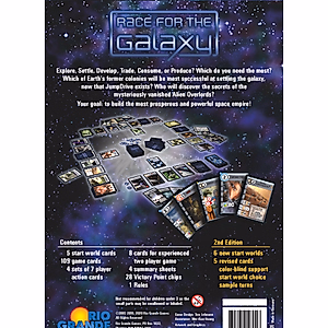 Rio Grande Games Race for the Galaxy Game for 2-4 Players, Ages 12+