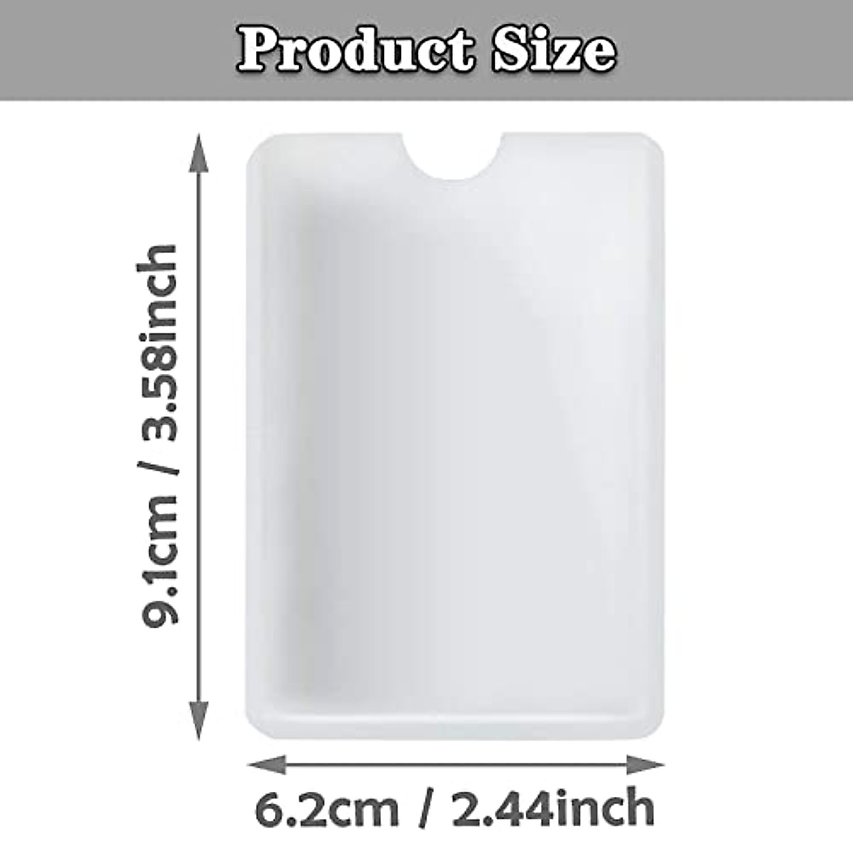 RFID Blocking Sleeves, RFID Card Holder Credit Card Sleeves RFID Identity Card Protector Holder for Credit Cards Identity Theft Protection Secure Sleeve for ID Cards, Debit Card in Pocket - 10 pack