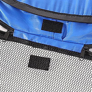 Beatrice Home Fashions Portable, Collapsible, Pop Up Travel Pet Kennel, 32.5" L x 19.5" W x 19.5" H, Blue