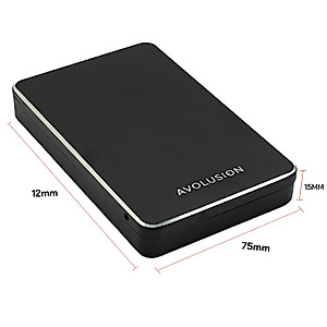 Avolusion M2 Series 2TB USB 3.0 Portable External Gaming Hard Drive (for PS4, Pre-Formatted) M2-BK-2TB-PS - 2 Year Warranty