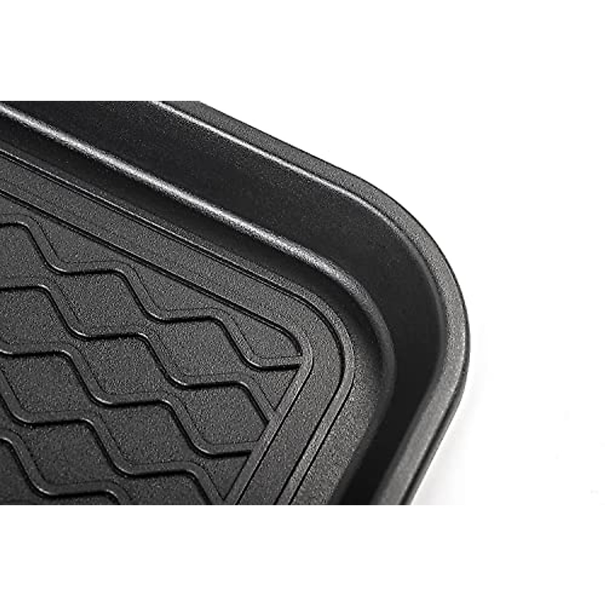 Zenn (1 Pack) Multi-Purpose Durable Black Tray 30" x 15" x 1.2", Indoor & Outdoor Shoe & Boot Tray, Drying Tray, Dog Water Mat, Litter Box Mat