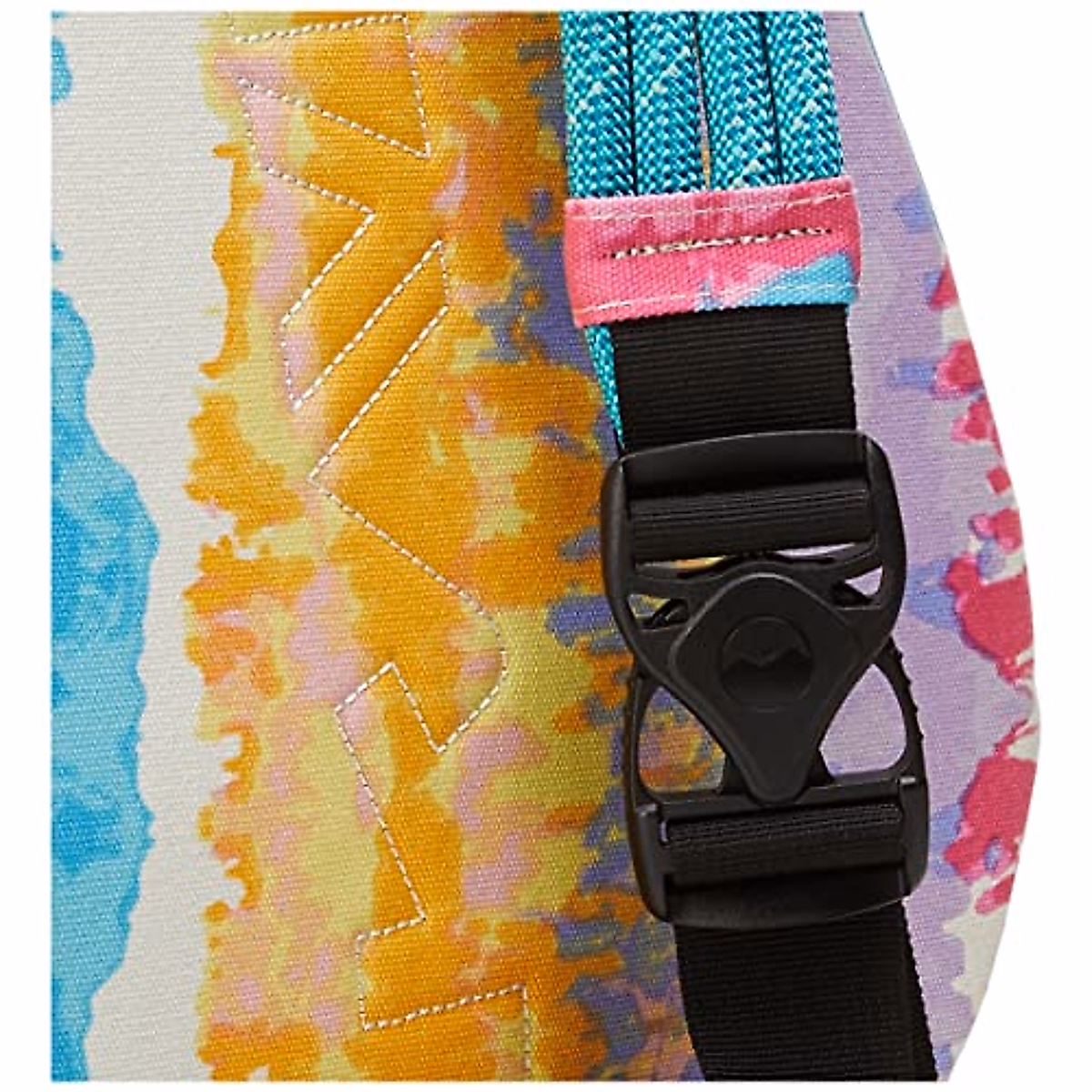 KAVU Go Time Bi-Fold Crossbody Wallet with Rope Strap - Beach Tie Dye