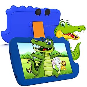 ATOZEE Kids Tablet, Toddler Tablet, 7" Tableta for Boys Girls, 32GB Android 11 Tablet, 2GB RAM WiFi Dual Camera IPS Safety Eye Protection Screen, Parental Control APP, Latest Model Kid Tablets