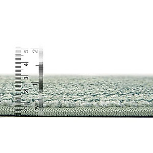 Unique Loom Gemstone Collection Area Rug - Topaz (Round 9' 8" x 9' 8", Green/Olive)