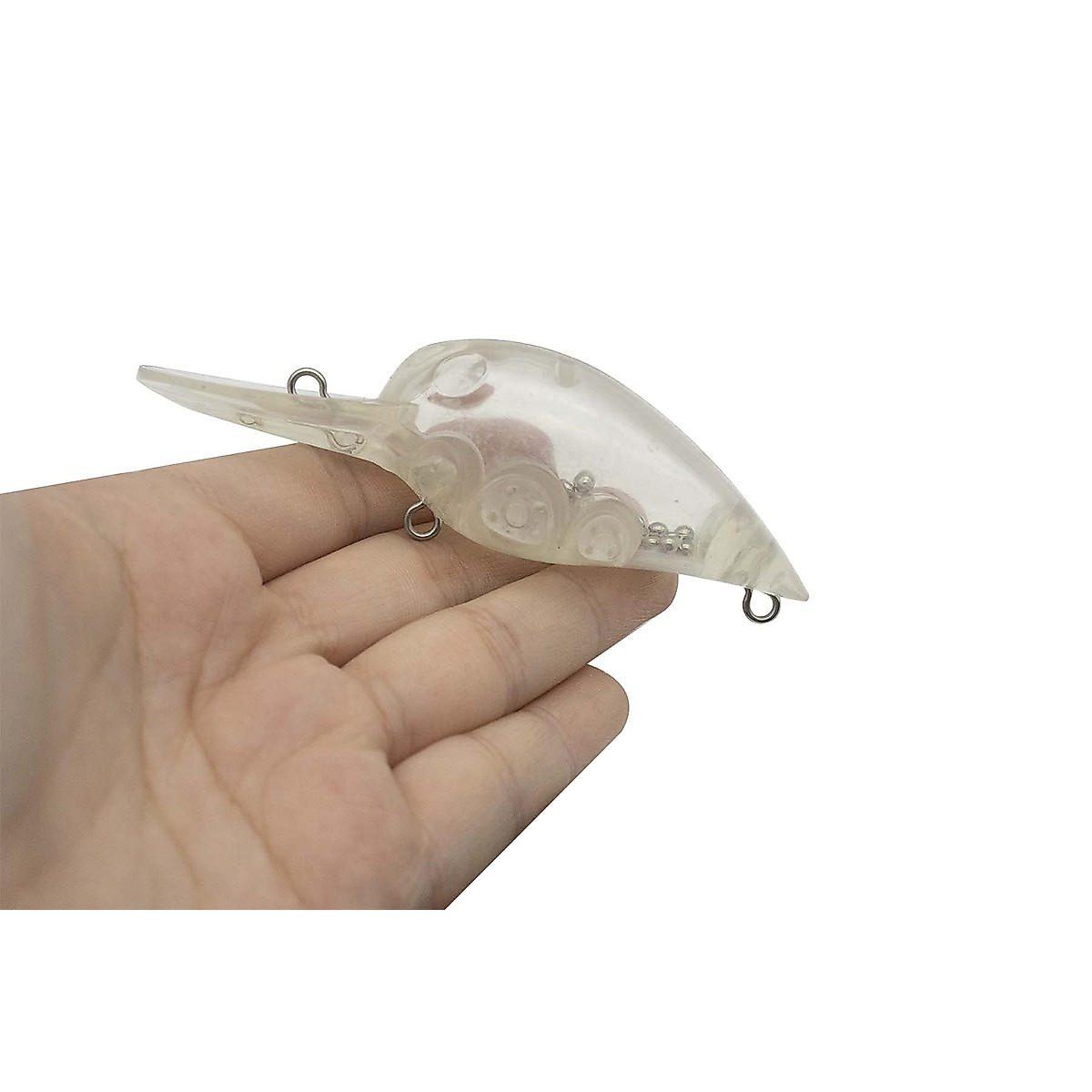 10pcs Unpainted Fishing Lures 9.8cm 15.19g Crankbait FishingTopwater Freshwater Topwater Artifical Minnow Bait Blanks Fishing Plugs Spoons LQN10#